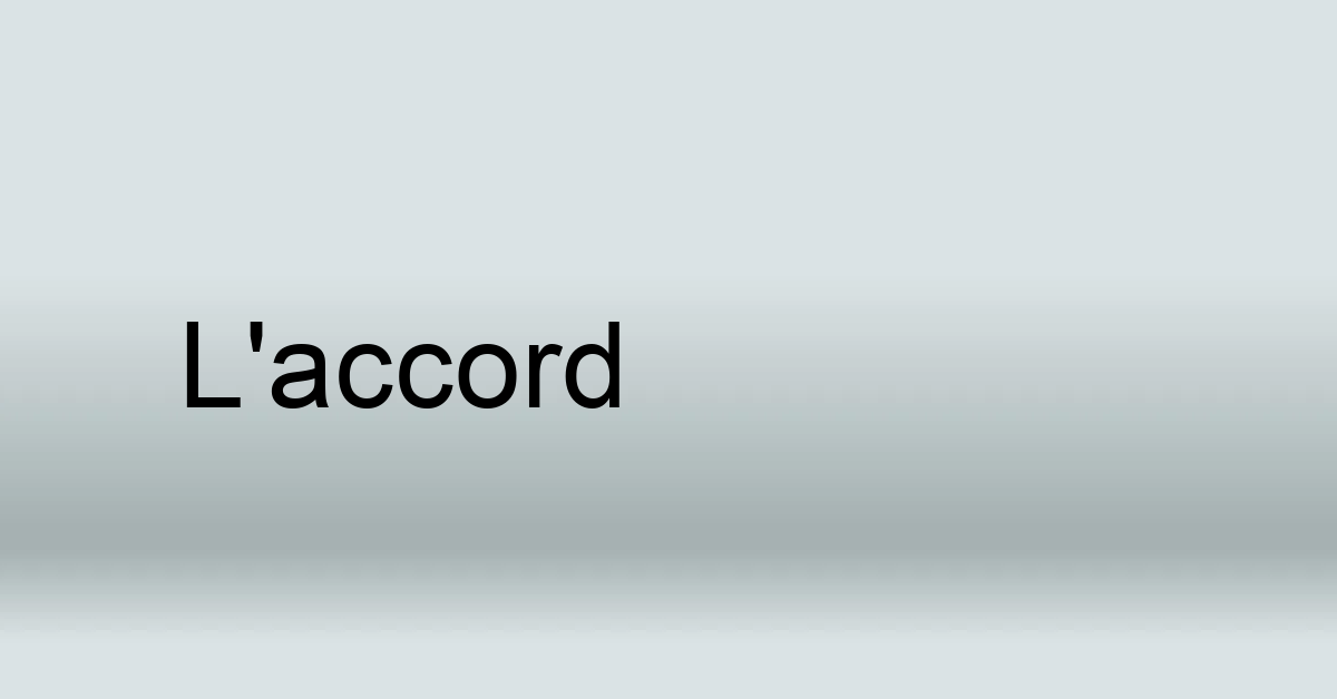 Définition de accord - Notions de solfège